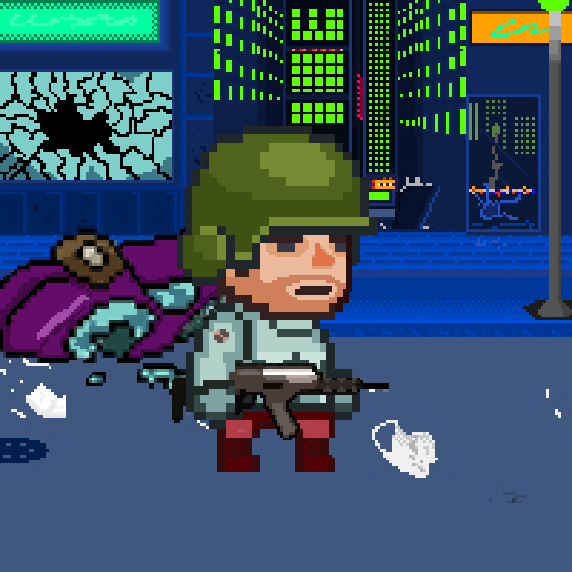 8-Bit Army Bros. #3069 | Ebisu's Bay Marketplace